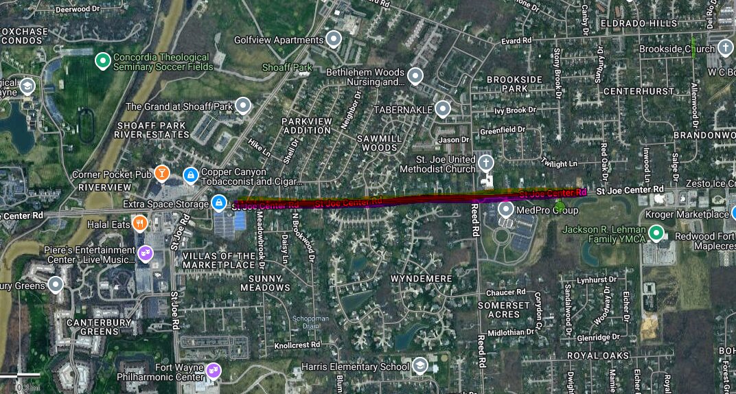 St. Joe Center Road Sanitary Main Installation | Projects | Fort Wayne City Utilities